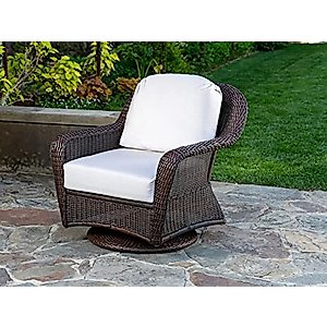 Tortuga Outdoor Sea Pines Java Swivel Rocking Dining Chair