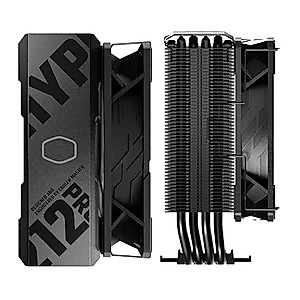 Cooler Master Hyper 212 Pro aRGB CPU Air Cooler, SickleFlow Edge 120 PWM Fan, Composite 4 Copper Heat Pipes, 152mm Tall, Sleek Top Cover, AMD Ryzen AM5|AM4, Intel LGA 1851|1700 Brackets