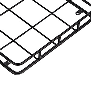 RC Roof Luggage Rack, Metal Lightweight RC Luggage Carrier Anti Wear Large High Simulation for 1/10 RC Crawler