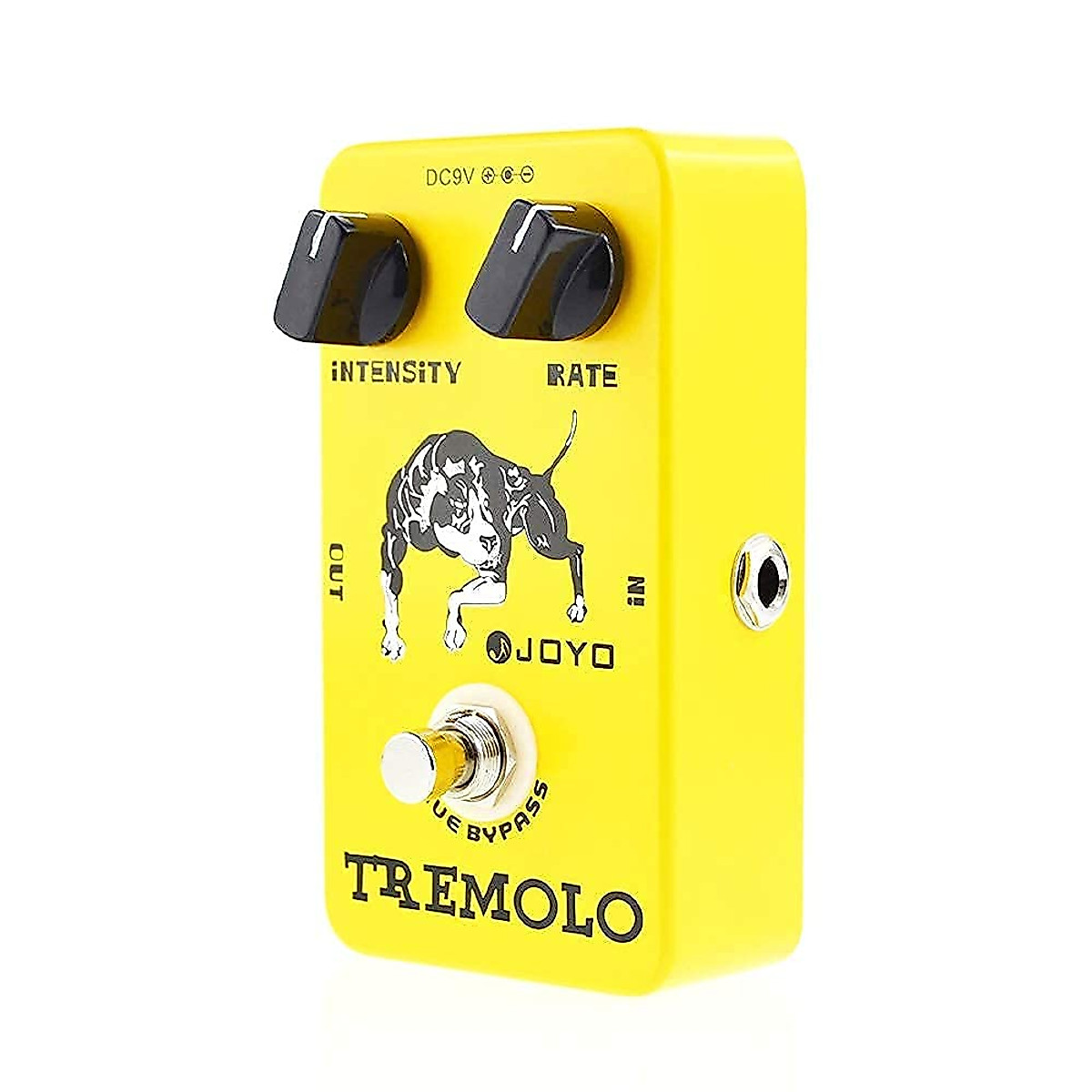 JOYO JF-09 Tremolo Tube Circuitry Pedal Bundle with DC 9V Pedal Power Supply (800mA -1A) AC Adapter