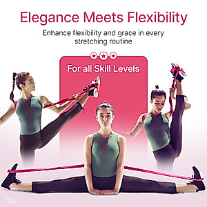 TTolbi Premium Dance Stretching Equipment: Stretch Bands for Dancers and Ballet Stretch Bands | Dance Stretch Band for Flexibility and Exercise | Dance Stuff | Gymnastics Equipment | Dancer Girls