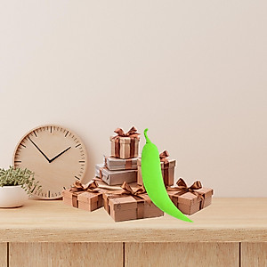 AUCOOMA 23.6" Pepper Plush Toy Stuffed Chili Pepper Pillow Soft Gifts Doll for Kid Green