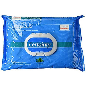 Walgreens Certainty Adult Disposable Washcloths, 48 ea