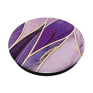 Purple Stripe Illustration Pattern Phone Popper PopSockets Standard PopGrip