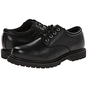 Skechers Men's Cottonwood Elks Work Shoe, Black, 11 3E US