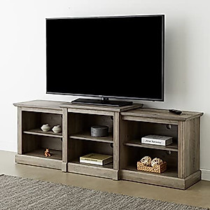 Rockpoint 70inch Classical TV Stand Storage Media Console Entertainment Center for TVs up to 80,Grey Wash