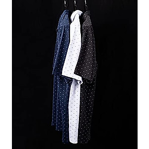 Cutter & Buck Men's Short Sleeve Virtue Eco Pique Tile Print Polo Shirt, Black, XXXL