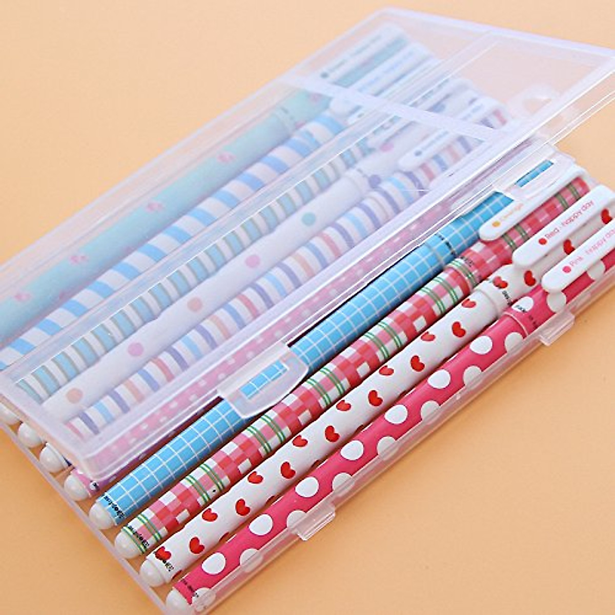 10 Multi Colors Cute Pens for Girls, Colorful Gel Ink Pens, 10 Pcs Kawaii Roller Ball Fine Point Pen Set for Kids Girls Children Students Teens Gifts (001, Cute Style)