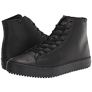Lugz Women's Stagger Hi Slip-Resistant Work Shoe Food Service, Black, 8.5