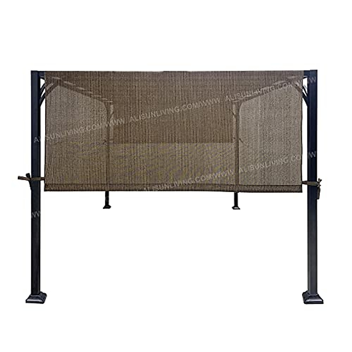 ALISUN Universal Pergola Canopy Top for 8-ft x 10-ft Pergola Structure - Brown (Canopy Fabric Top Only, Size: 196-inch x 88-inch) (Polyethylene (PE), Brown)
