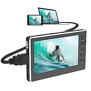 DIGITNOW HD Video Capture Box 1080P 60FPS USB 2.0 Video to Digital Converter with 5" OLED Screen, AV&HDMI Video Recorder Capture from VCR, DVD, VHS Tapes, Hi8, Camcorders, Gaming Systems