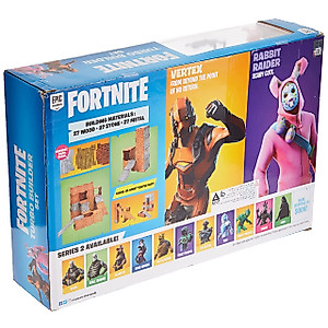 FORTNITE Turbo Builder Set 2 Figure Pack, Rabbit Raider & Vertex