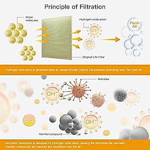 Originallife Ultra Washable Reusable Air Purifier Filter Compatible with Holmes HAPF30AT, Replace Hepa Filter, Activated Carbon Filter