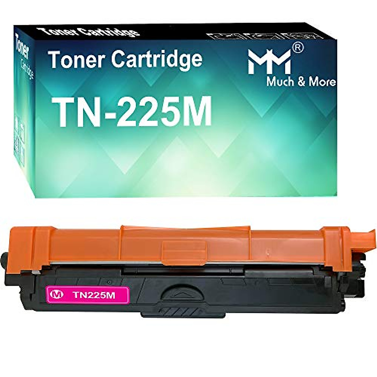 MM MUCH & MORE Compatible Toner Cartridge Replacement for Brother TN-225 TN-225M TN225 TN221 use for HL-3140CW 3150CDW 3170CDW MFC-9130CW DCP-9022CDW Printers (Magenta)
