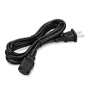 4FT Power Cord Compatible with Sony PS4 Pro Console, Xbox 360 Slim, Xbox One, Xbox 360 E Power Supply Brick, Power Cable Replacement
