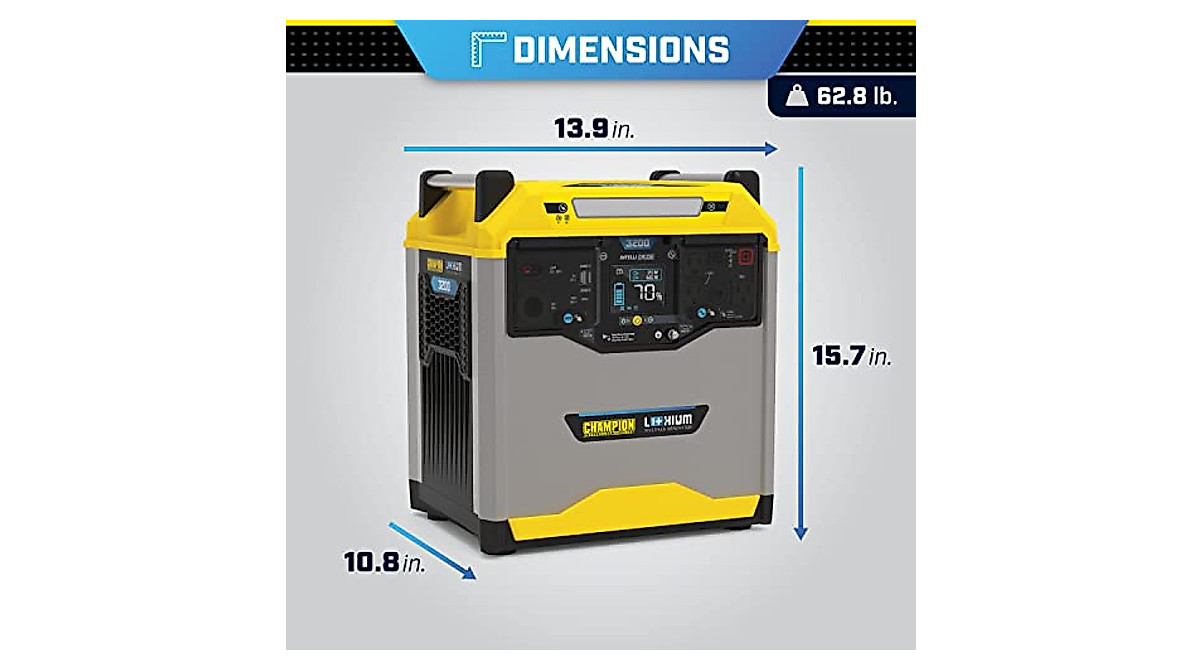 Champion Power Station 3200W: Reliable Solar Generator