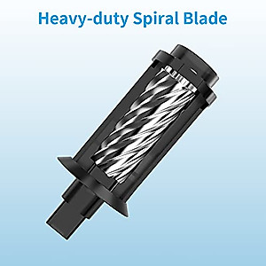 JARLINK Electric Pencil Sharpener, Heavy-Duty Helical Blade to Fast Sharpen, Auto Stop for No.2/Colored Pencils(6-8mm), USB/Battery Operated in School Classroom/Office/Home (Blue)