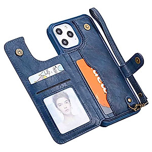 Fansipro Bumper Case Cover for Samsung Galaxy S9 Plus, Premium PU Leather Slim Fit Cover for Galaxy S9 Plus, 2 Card Slots, 1 Photo Frame Slot, Easy in Hand, Blue