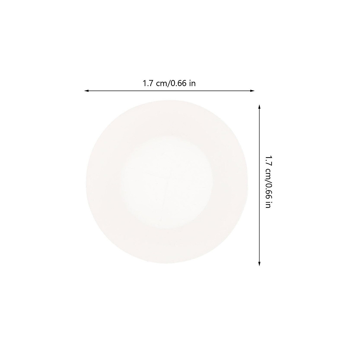 PACKOVE Silicone Straw Hole Plugs Mason Jar Lids Airlock Grommet Fermenter Lid Grommet For Mason Jars Straws Airlock Beer Wine Bucket 20PCS (Outer Diameter 17MM, Inner Diameter 10MM)