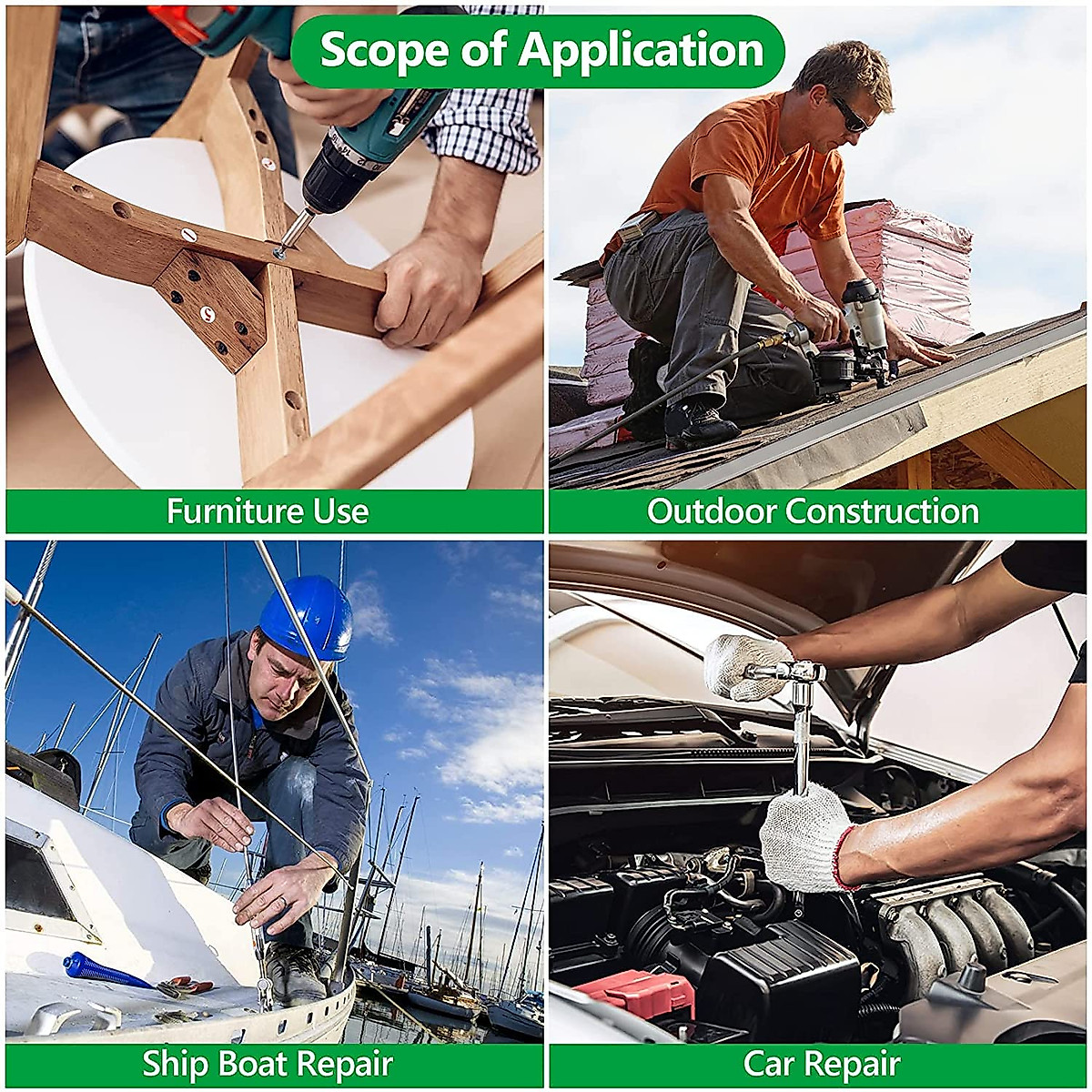 Guard4U 160Pcs #8-32 UNC 304-Stainless Steel Flat Head Countersunk Hex Socket Cap Bolts Screws Nuts Assortment Kit- #8-32x 1/4" 5/16" 3/8" 1/2" 5/8" 3/4" 7/8" 1"