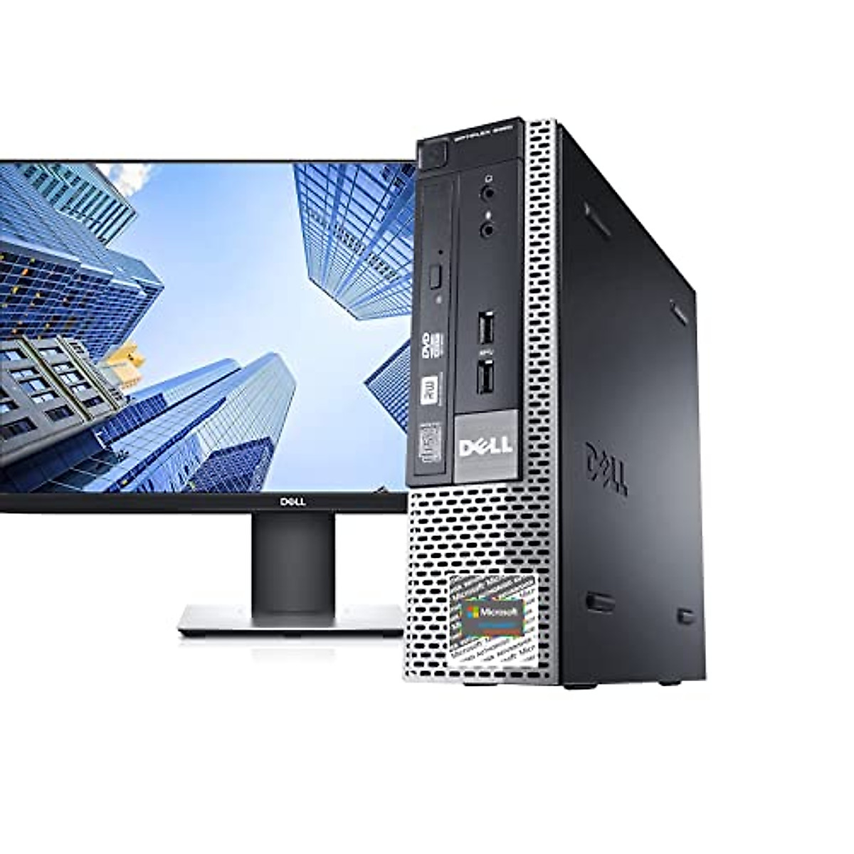 Dell Optiplex 9020 USFF PC, Intel Core i5-4570S, 16GB Ram, 512GB SSD WiFi, DVD-RW, 24 LCD, Windows 10 Pro (Renewed)