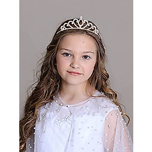 Yean Crystal Tiaras and Crowns Girls Princess Crowns Birthday Party Crowns Rhinestone Costume Tiara Headband Hair Accessories for Women and Girls