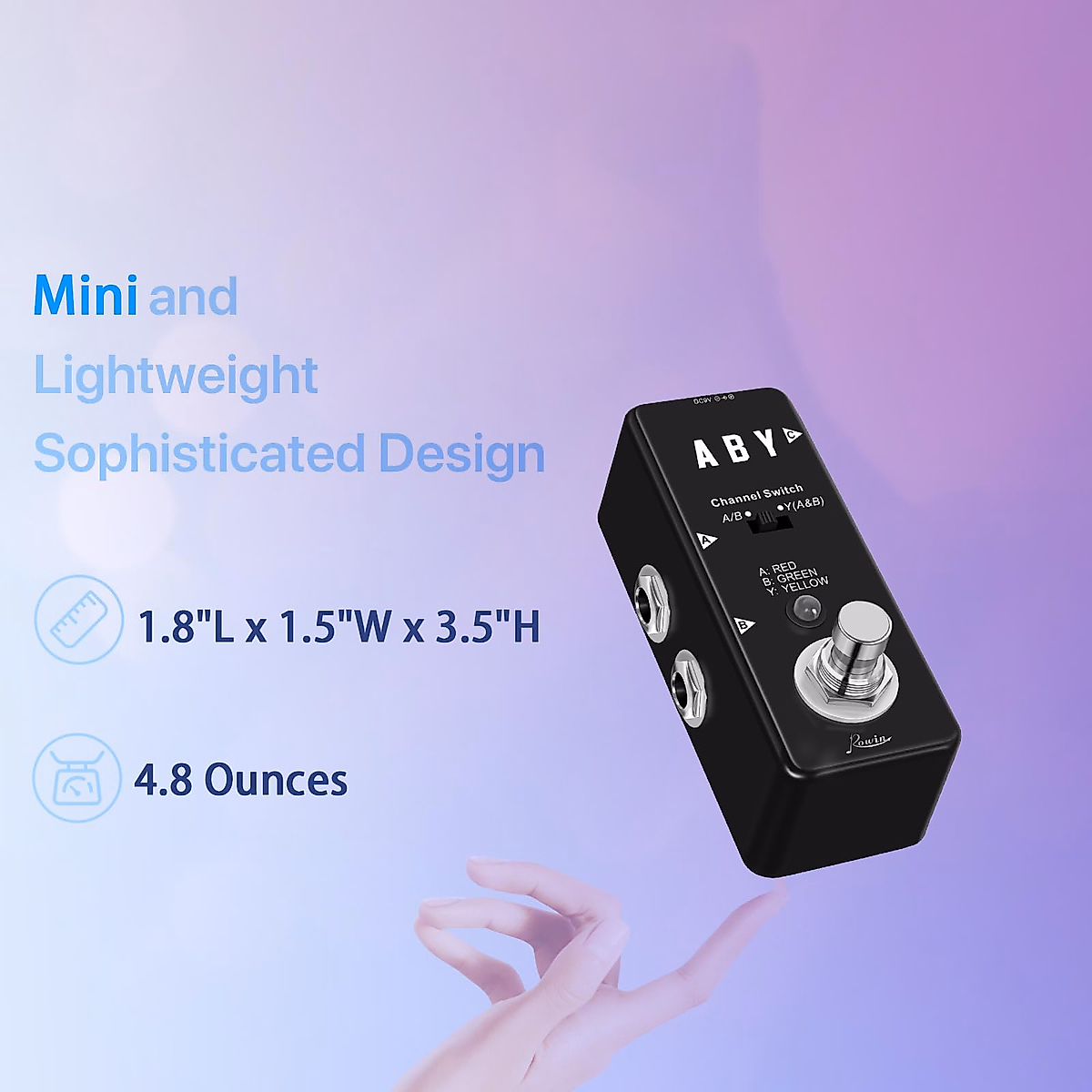 Rowin Vintage ABY Line Guitar Effect Pedal LEF-330