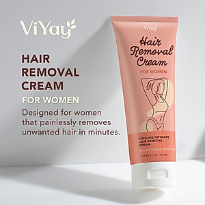 Hair Removal Cream for Women, Intimate Hair Removal Cream, Hair Removal Cream Sensitive Skin, Private Hair Removal Cream For Public Hair, Hair Remover Cream, Depilatory Cream for Pubic Hair, Body & Bikini Hair Removal Cream, For All Skin Types,150ml