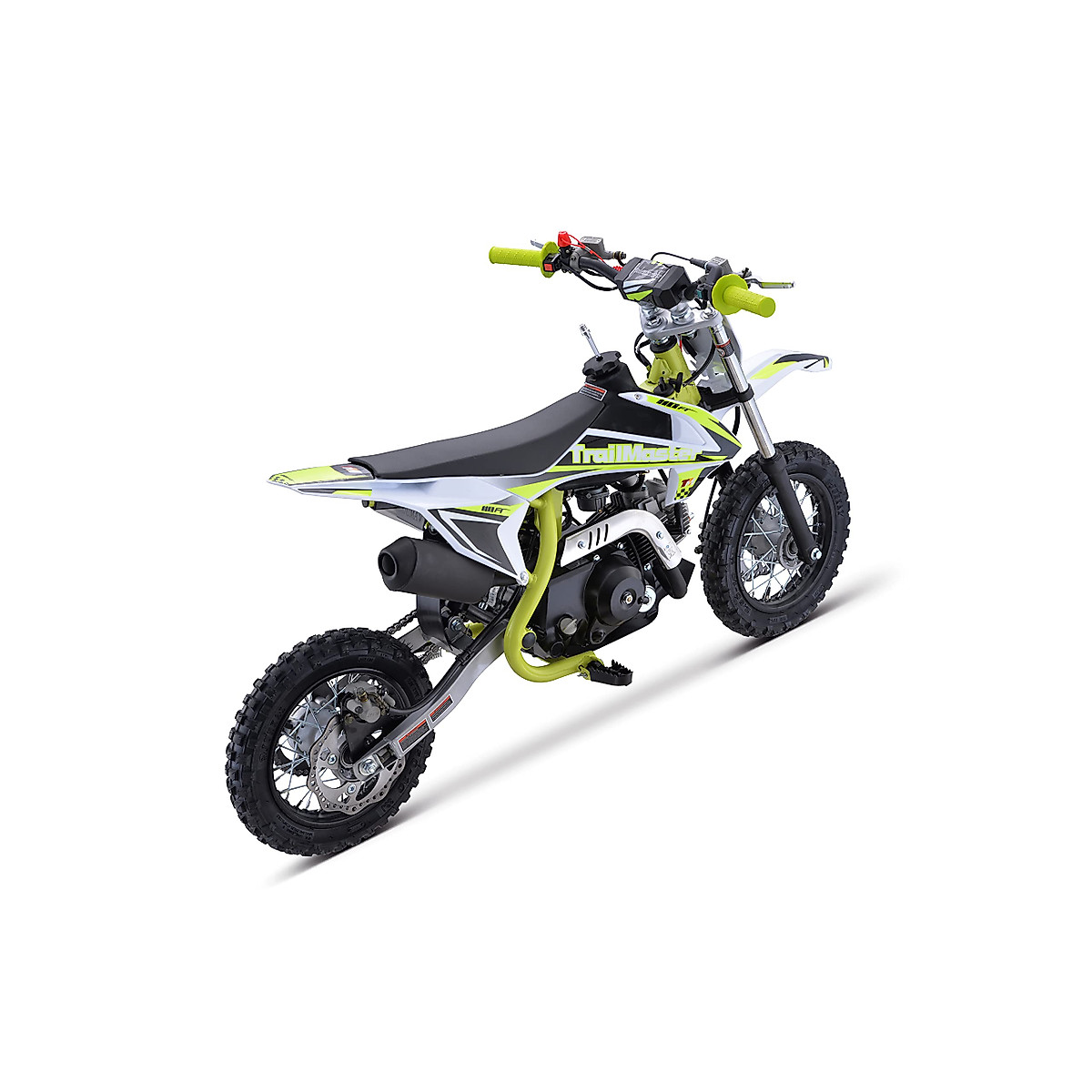 Trailmaster TM11 Dirt Bike 110cc Automatic Great Kids Bike, More power 25" inch seat 10 inch rims (green)