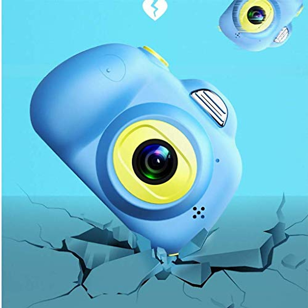 LKYBOA Children's Digital Camera - Kids Digital Camera Kids Camera Inch Screen Portable Compact Children's Cartoon Digital Front (Color : Pink)