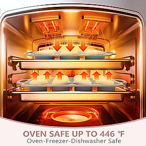 Silicone Muffin Pan, 6 Cups Cupcake Pan, Nonstick Silicone Muffin Tin, Mini Muffin Pan BPA Free And Dishwasher Safe, Great For Making Muffin Cakes, Tart, Bread (6 Cups,2 Pcs)