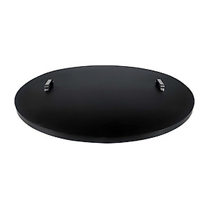 Fire Pit Cover Round, Snuffer Lid Ring Finish 38” inch Diameter, Drop-in Burner Fire Pit Pan Lid- 1.5 mm Thickness, Grill Fire Ring Lid with Handle