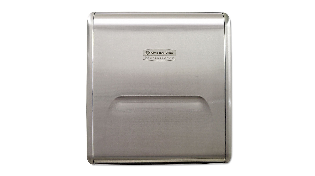 Kimberly-Clark Stainless Steel Recessed Dispenser