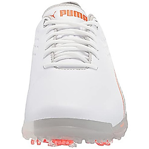 PUMA Men's Proadapt Delta Golf Shoe, White-Gray Violet, 12