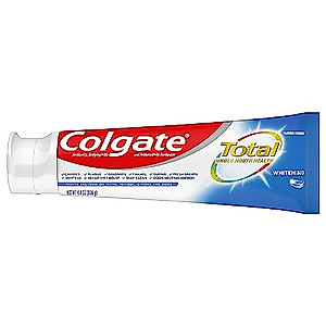 Colgate Total Toothpaste Whitening Gel, Whitening Mint, 4.8 Ounce (Pack of 2)