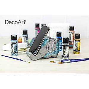 DecoArt 2 Ounce, Sterling Silver Extreme Sheen Acrylic Paint, 2 Fl Oz (Pack of 1)