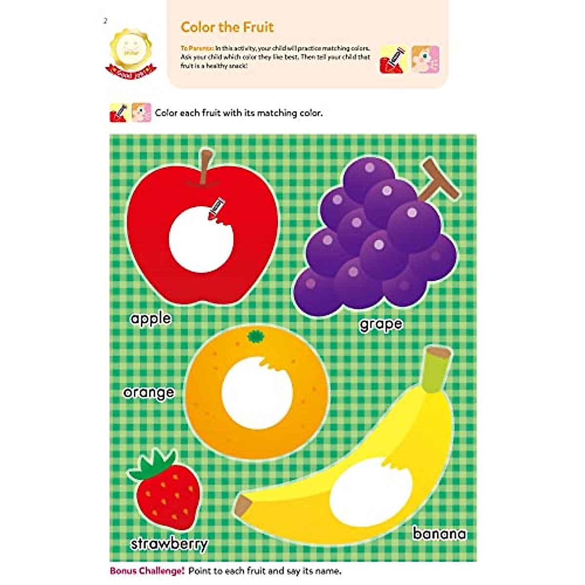 Play Smart Early Learning: Pre-k Activity Workbook : Learn Essential First Skills: Tracing, Coloring, Shapes, Cutting, Drawing, Picture Puzzles, Numbers, Letters; Go-green Activity-board