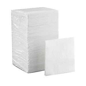 Georgia Pacific 96019 Beverage Napkins, Single-Ply, 9 1/2 X 9 1/2, White, 4000/Carton