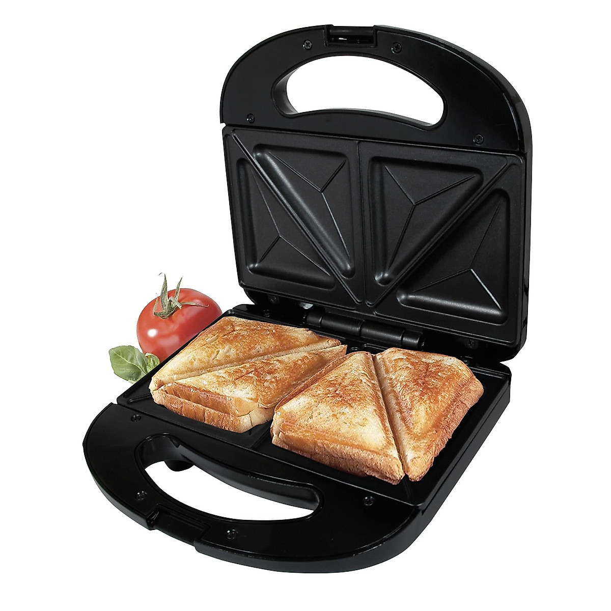 Impress Panini Contact Grill Silver Metallic,Black,8 Inches,IM-286B