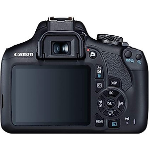 Canon EOS Rebel T7 DSLR Camera w/EF-S 18-55mm F/3.5-5.6 Zoom Lens + 420-800MM Zoom Telephoto Lens + 128GB Memory + Case + Tripod + Filters (38pc Bundle) (Renewed)