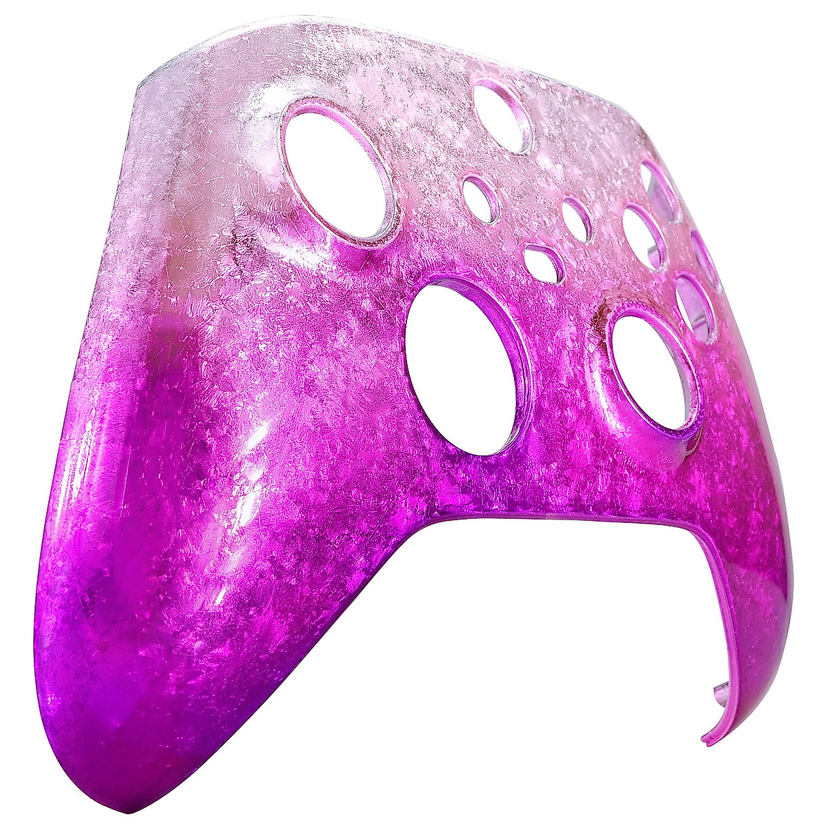eXtremeRate Custom Shell for Xbox Core Wireless Controller - Revamp Your Gaming Gear - Ice Flake Magenta Replacement Acessories Cover Faceplate for Xbox Series X & S Control [Controller NOT Included]