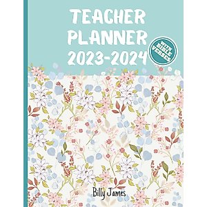 Teacher Planner 2023-2024: Weekly and Monthly Catholic Teacher Organizer With Bible Verses
