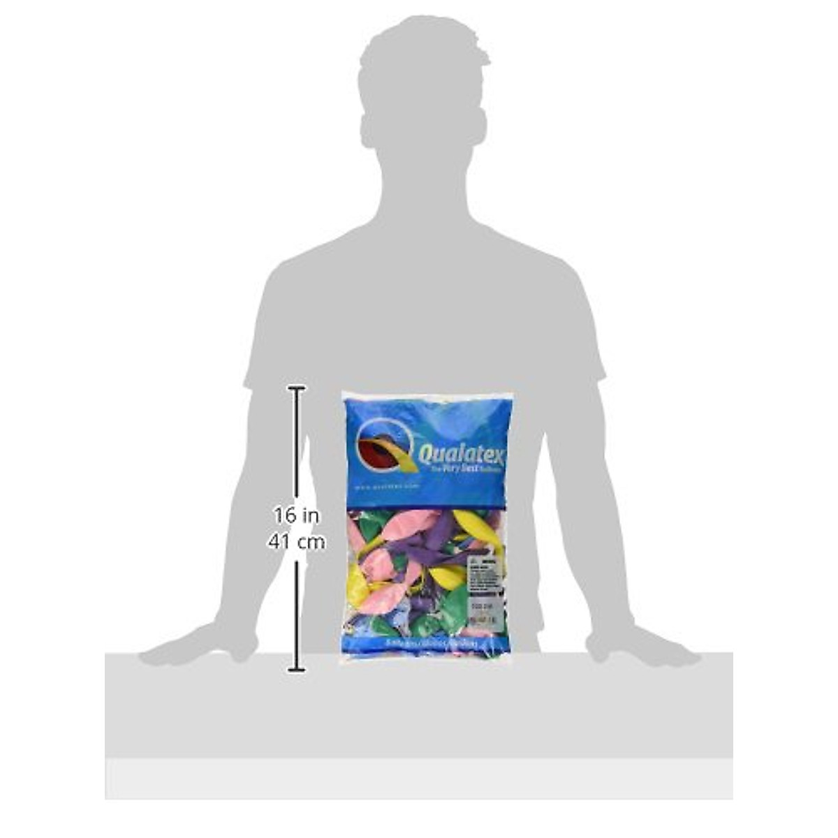 Qualatex 11" Assorted Pastels Latex Balloons (100ct)