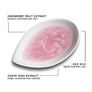 Arcona Cranberry Extract and Rice Toner - Hydrating Milky Brightening Tonic for Glowing Skin. 4.05 fl oz., Made in The USA