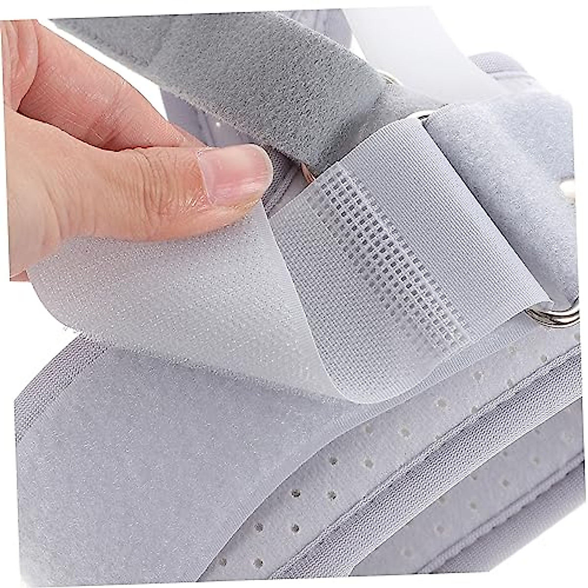 LALAFINA Foot Valgus Immobilizer Leg Brace Ankle Pain Support Moldable Night Splint White Orthotics for Plantar Fasciitis Lightweight Drop Foot Brace Foot Support Home Drop Foot Brace