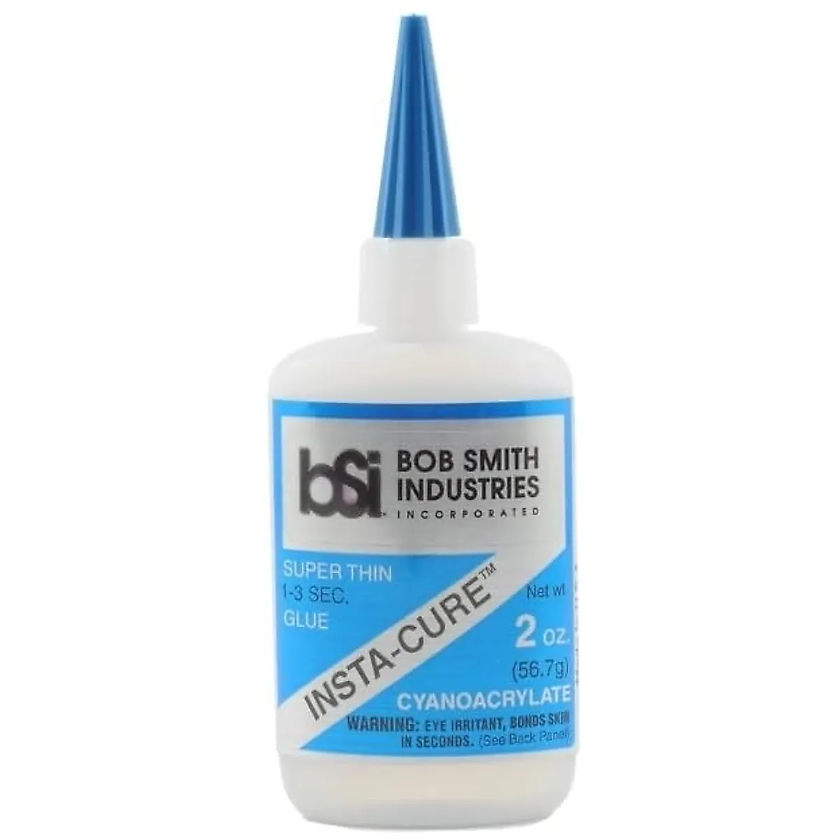 Bob Smith Industries Cyanoacrylate Glue, Super Glue, Insta-Cure, Insta-Cure+, Maxi-Cure, Un-Cure, and Insta-Set (Pack of 5) - with Make Your Day Paintbrushes