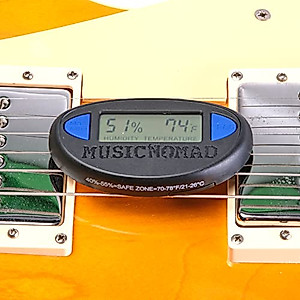 MusicNomad HONE - Guitar Hygrometer - Humidity & Temperature Monitor (MN312)