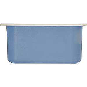 Carlisle FoodService Products CM1102C1402 Coldmaster CoolCheck 6" Deep Third-Size Insulated Food Pan, 4 Quart, Color Changing, White and Blue