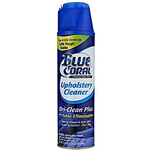 Blue Coral DC22 Upholstery Cleaner Dri-Clean Plus with Odor Eliminator, 22.8 oz. Aerosol