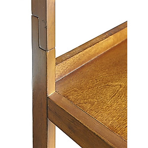 Linon Charlotte Bookcase - Color:Walnut Walnut